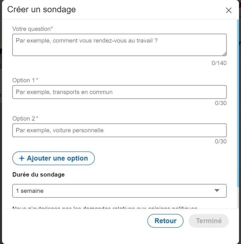 LinkedIn™ survey: how to create an engaging survey (tutorial)?